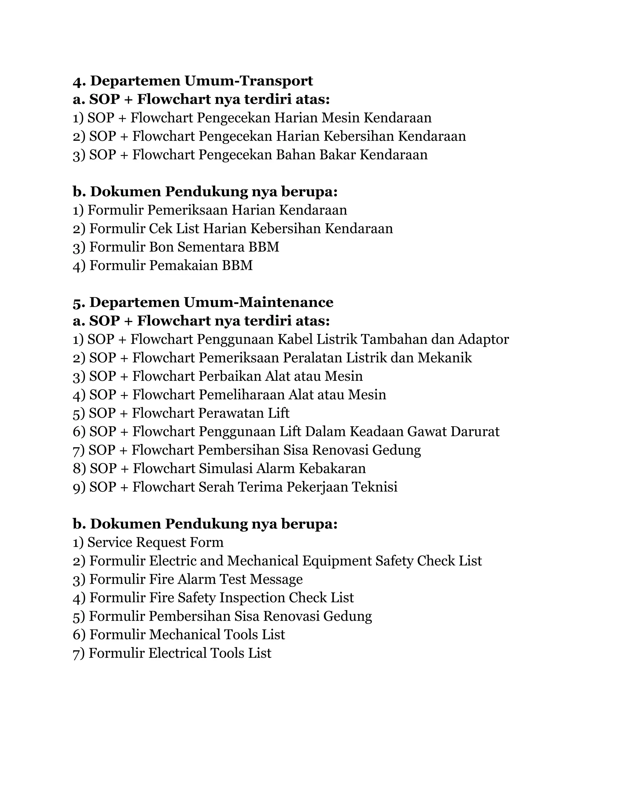 Standar operasional prosedur (sop) perusahaan | PDF