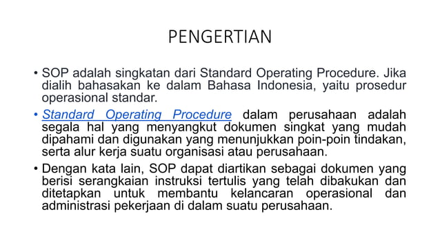 STANDAR OPERATING PROCEDURE.pptx