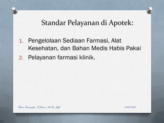 Standar Pelayanan Farmasi Di Apotek Pdf
