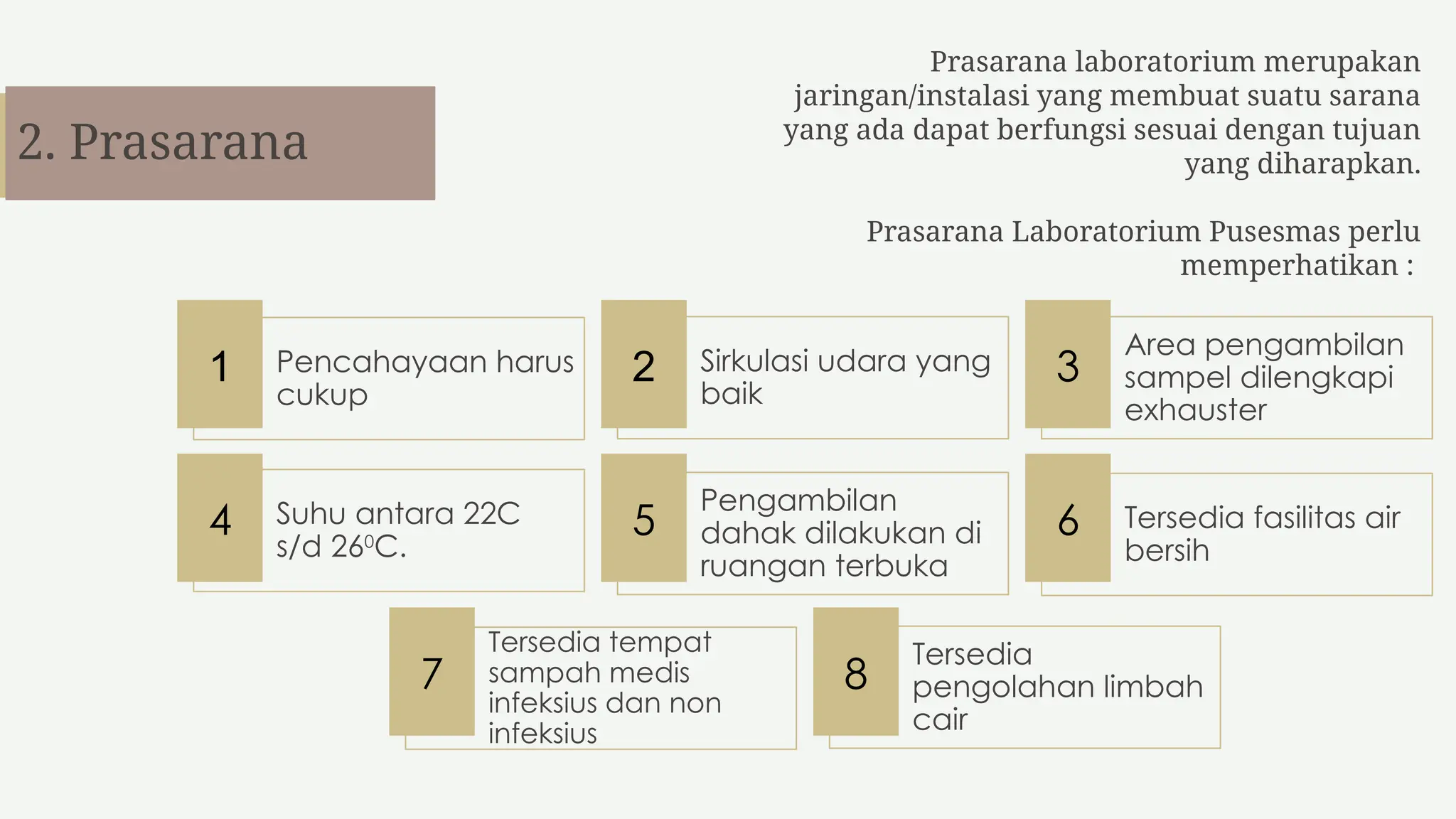 Standar Pelayanan Laboratorium Kesehatan Masyarakat di Puskesmas | PPTX