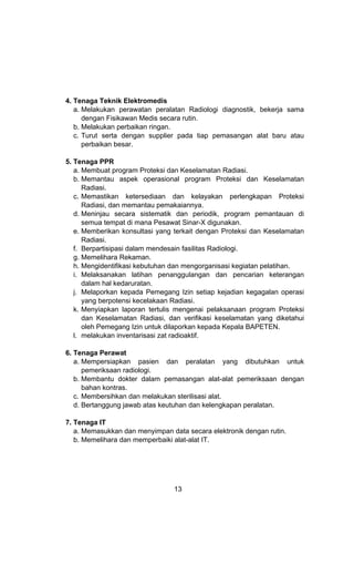 Standar pelayanan radiologi | PDF