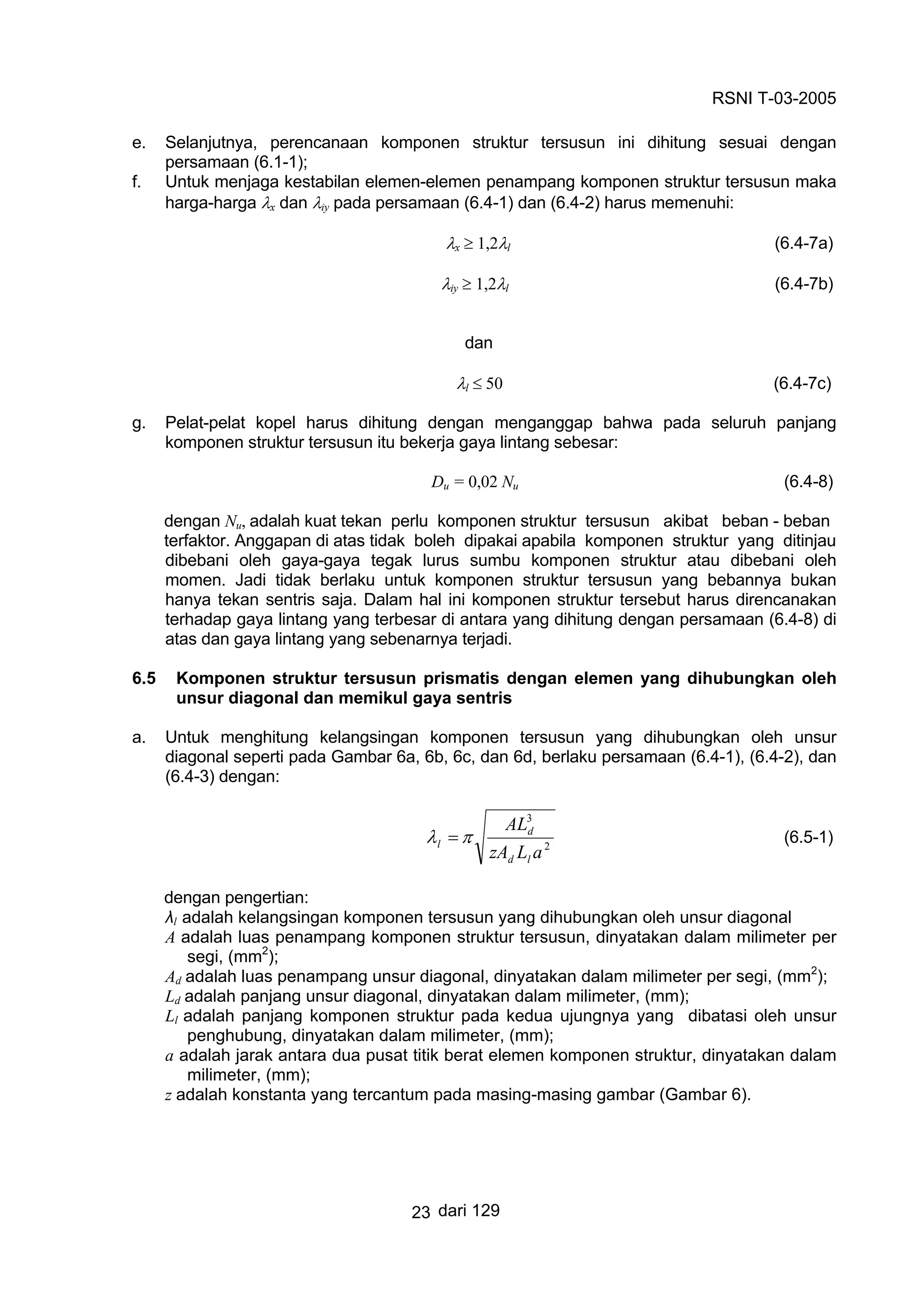 Standar perencanaan struktur baja untuk jembatan | PDF
