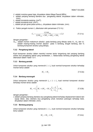 Standar perencanaan struktur baja untuk jembatan | PDF