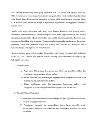 STANDAR PROFESIONAL AKUNTAN PUBLIK (SPAP) | DOCX