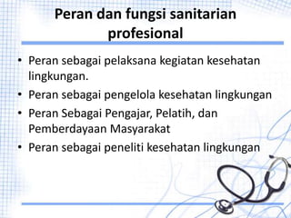 standar profesi sanitarin | PPTX