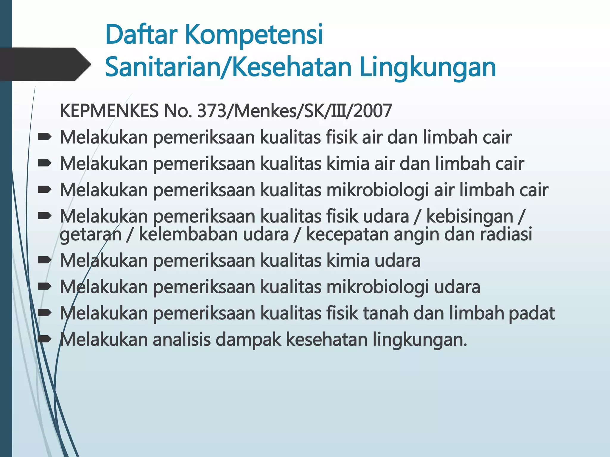 Standar profesi sanitarian | PPTX