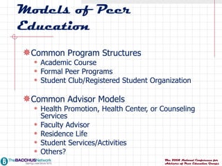 Using Standars in Peer Education | PPT