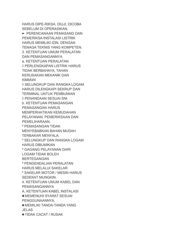 Standar standar dalam_pemasangan_instalasi_listrik | PDF