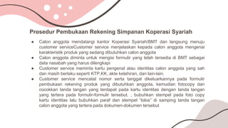 Standart operasional koperasi syariah | PPT
