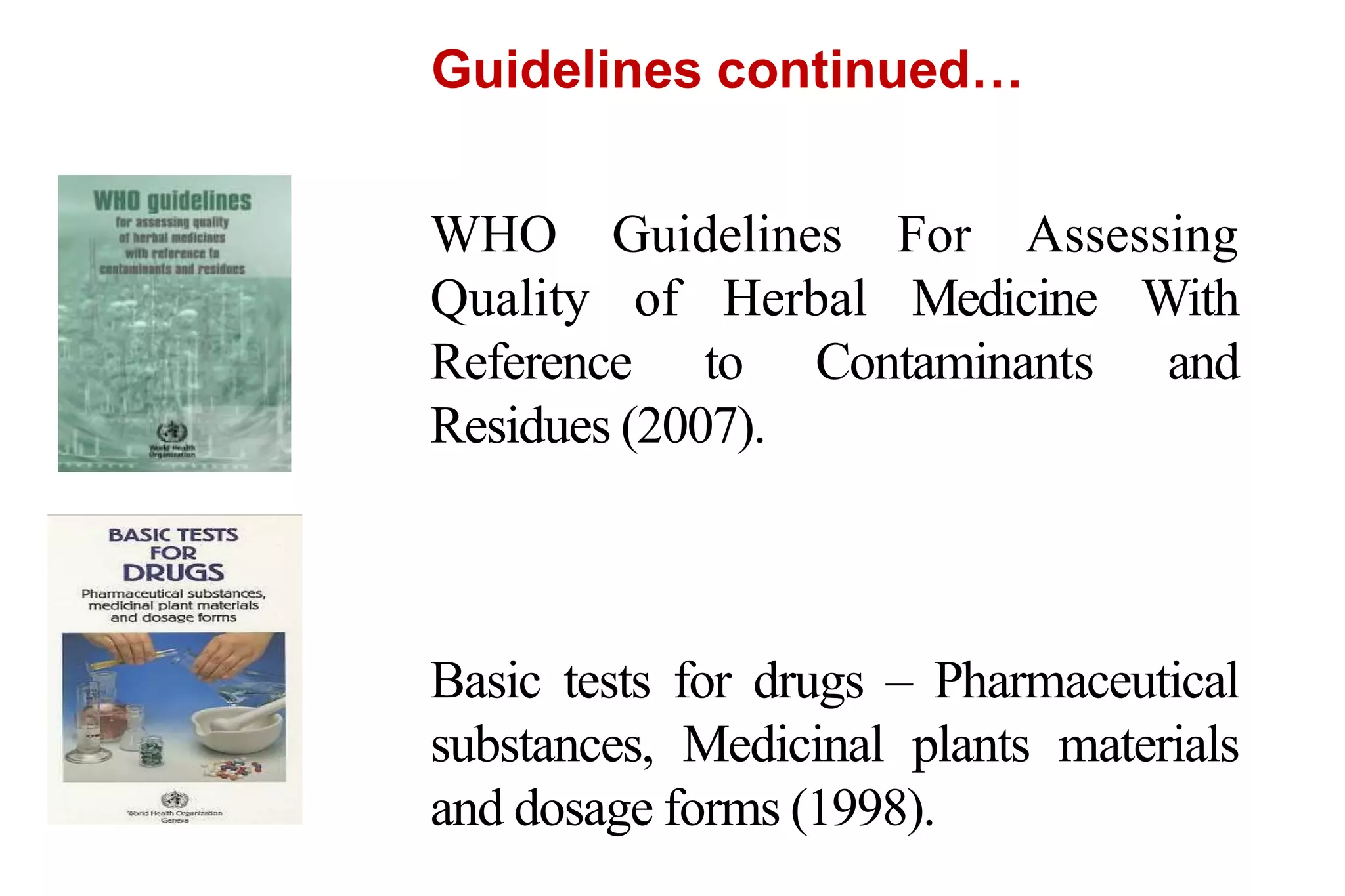 Standar who obat tradisional.ppt