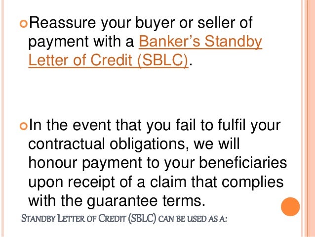 Standby Letter Of Credit SBLC Its Types standby-letter-of-credit-sblc-its-types