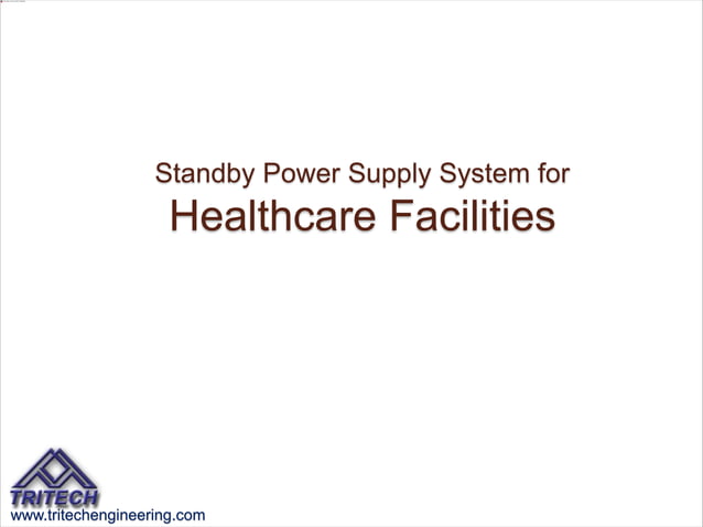 Standby Power for Health Care.pptx