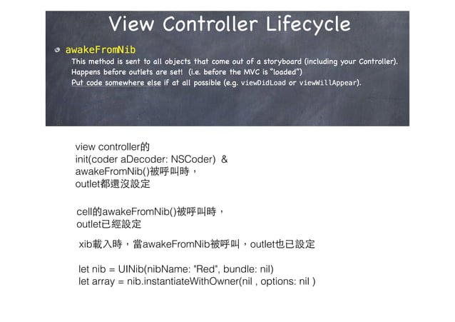 Standford 2015 week5: 1.View Controller Lifecycle, Autolayout 2. Scroll View and Closure Capture ...
