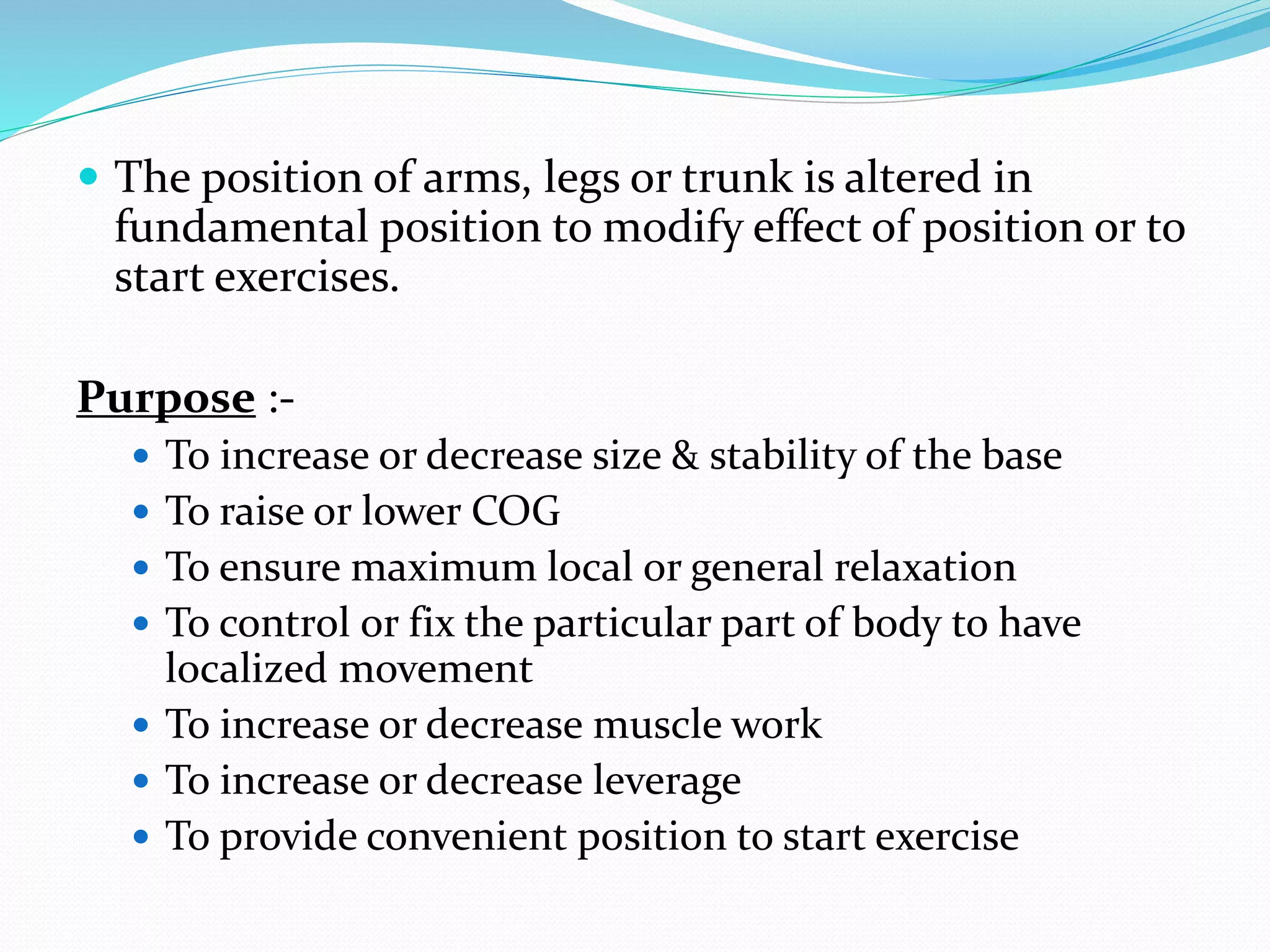 Standing fundamental position | PPTX