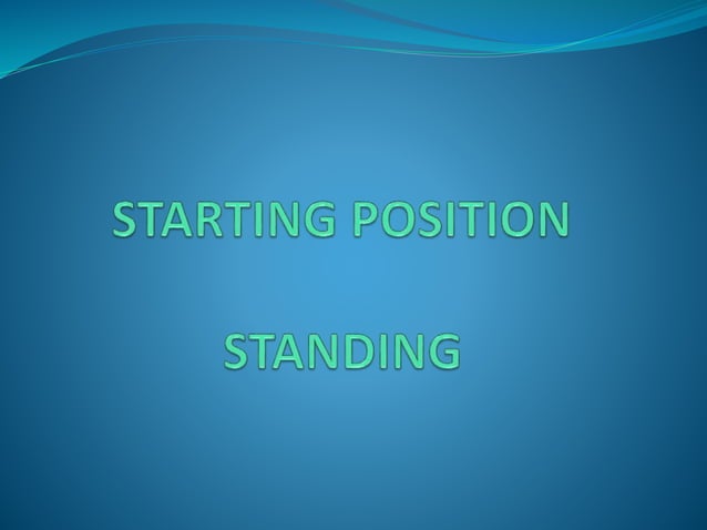 Standing fundamental position | PPTX | Physical Therapy | Wellness