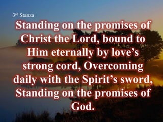 Standing on the Promises | PPTX