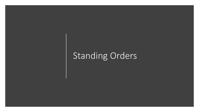 Standing Order.pptx