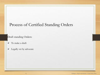 Standing order new final | PPTX