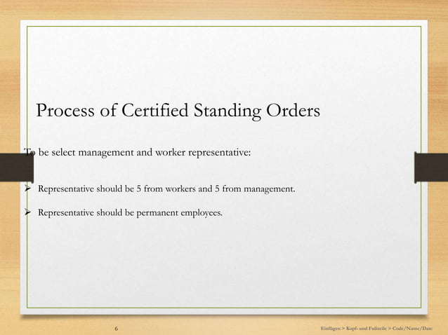 Standing order new final | PPT