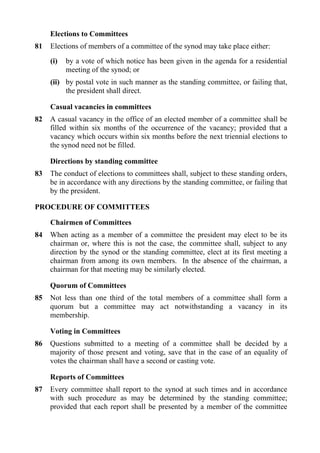 Standing Orders Pdf