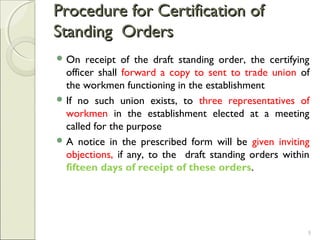 Standing Orders Act 1946 | PPT