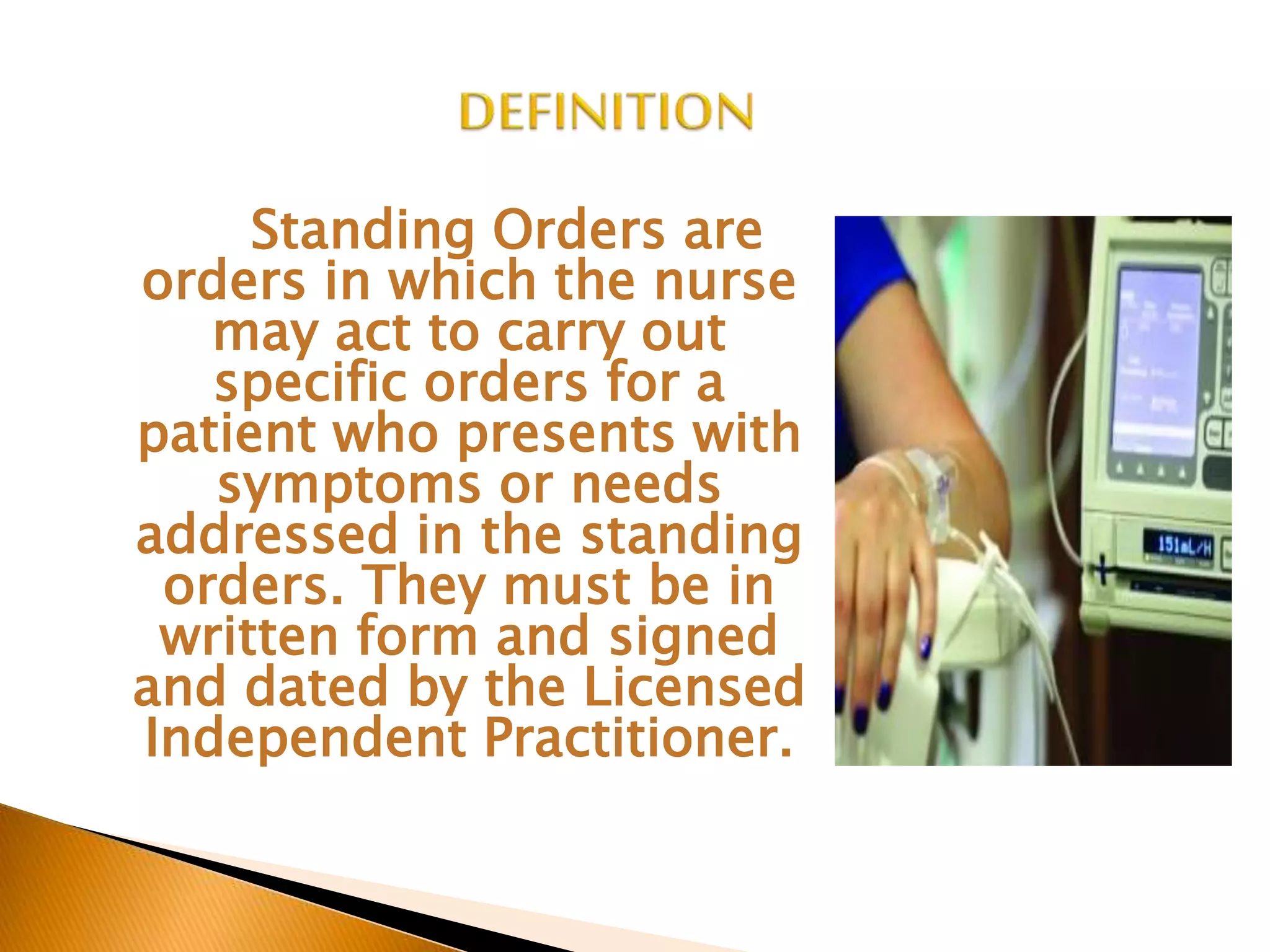 Standing orders and protocols of obstetric emergencies approved by ...