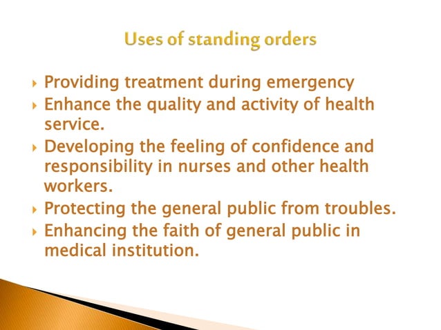 Standing orders and protocols of obstetric emergencies approved by ...