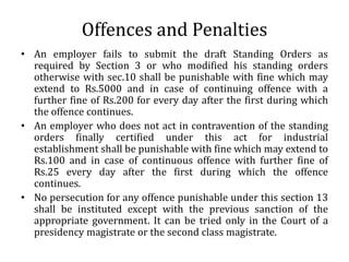 Standing oreder ppt | PPTX