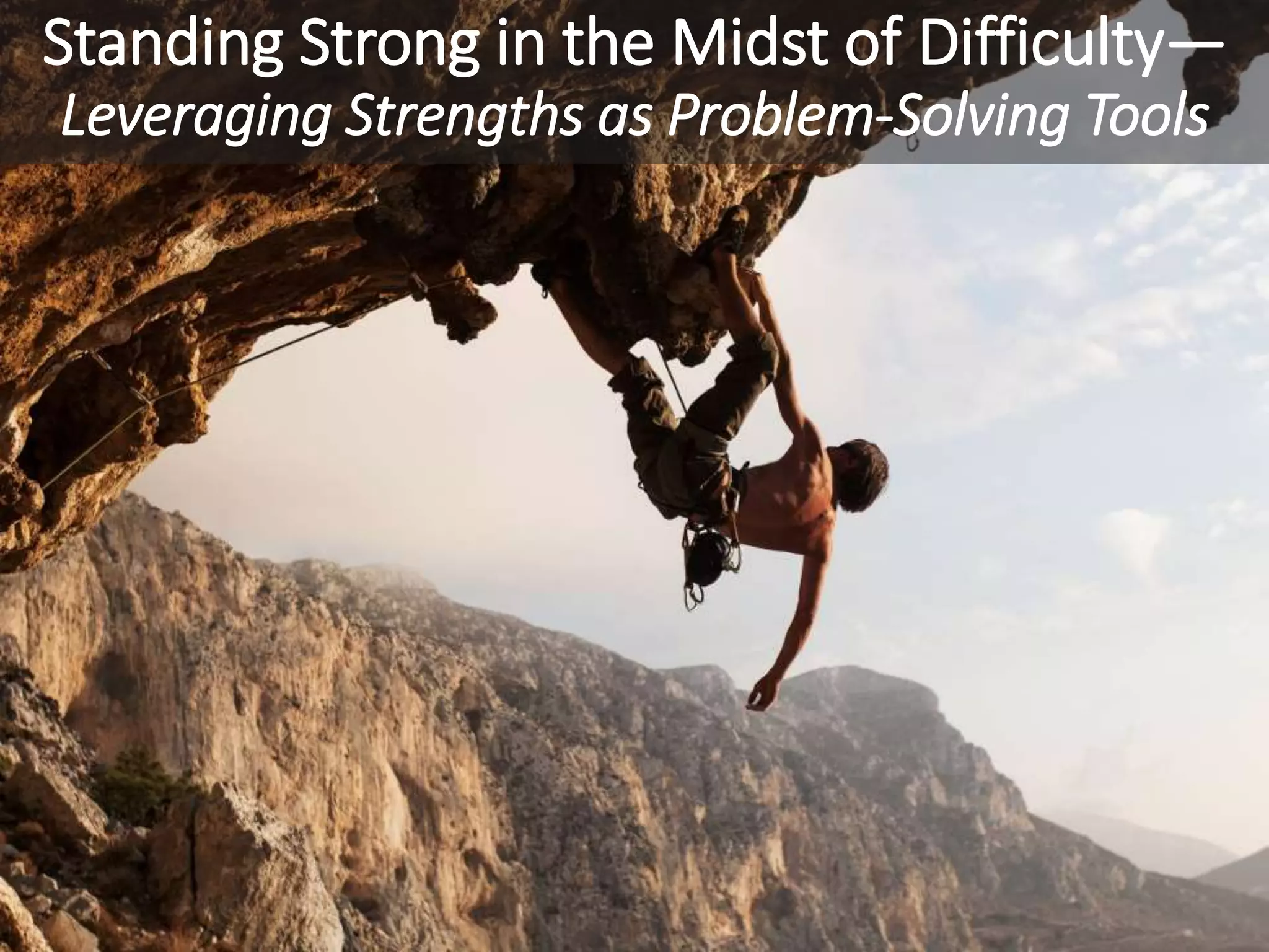 Standing Strong in the Midst of Difficulty | PPT