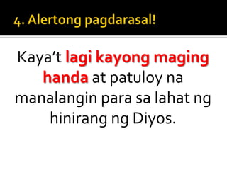 Standing Strong Sermon 8 (Tagalog) | PPTX