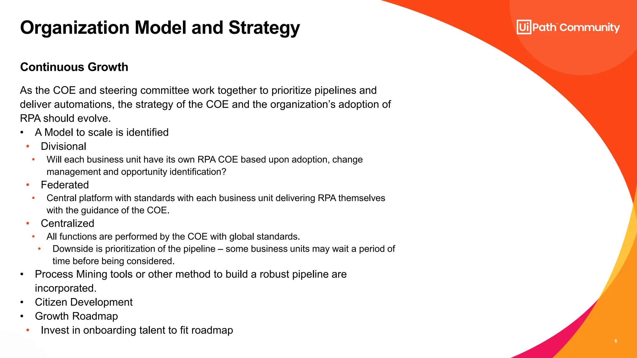 What is an RPA CoE? Session 4 – CoE Scaling | PPT