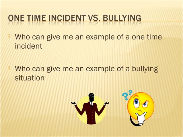 Standing up to bullying | PPT