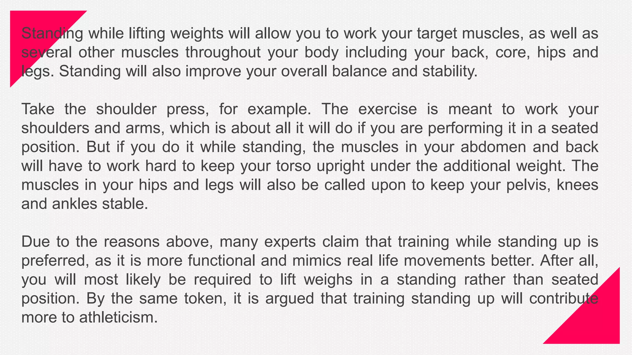 Standing vs Sitting | PPTX