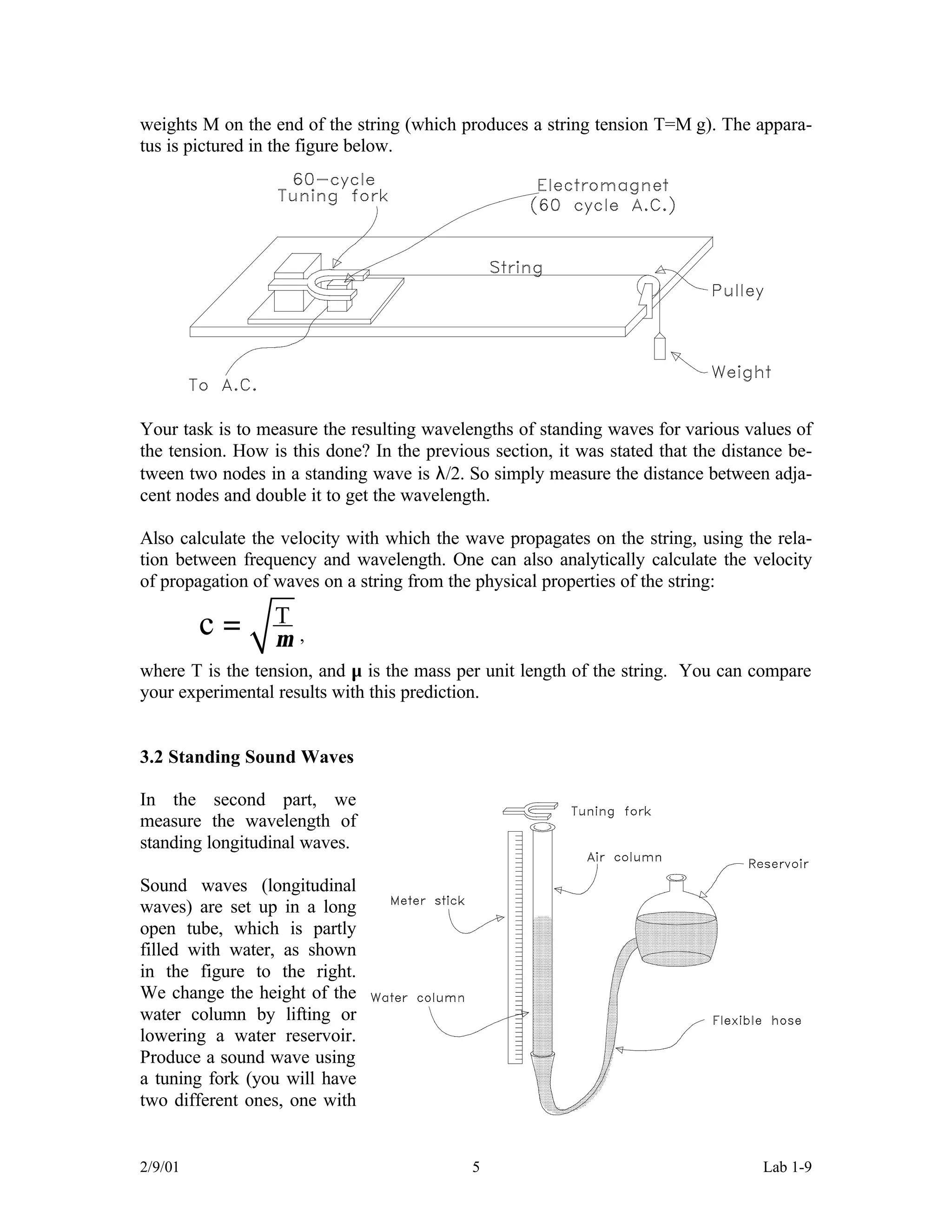 Standing waves | PDF
