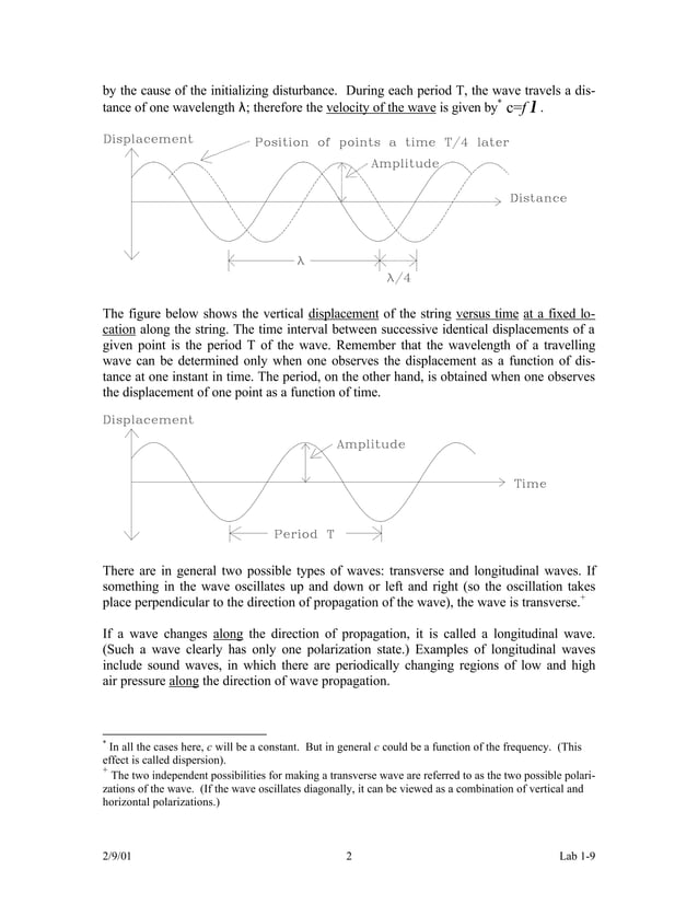 Standing waves | PDF | Physics | Science