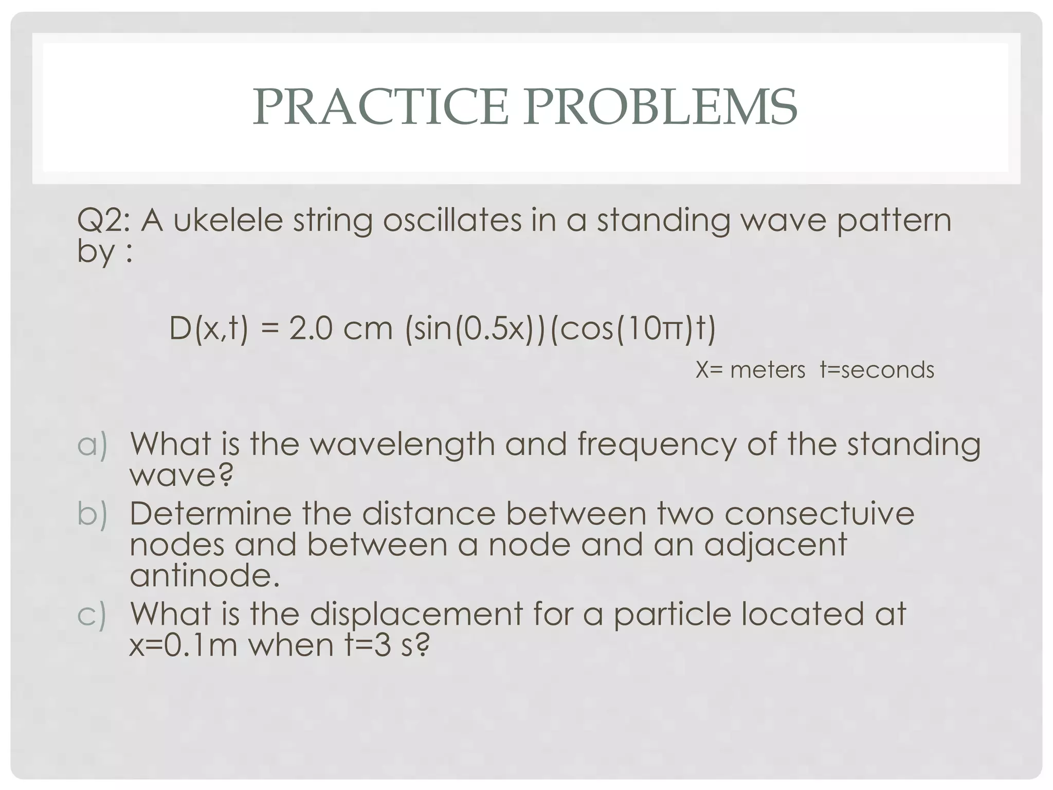 Standing waves | PPTX