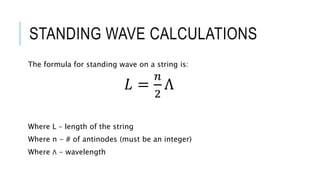 Standing waves | PPTX