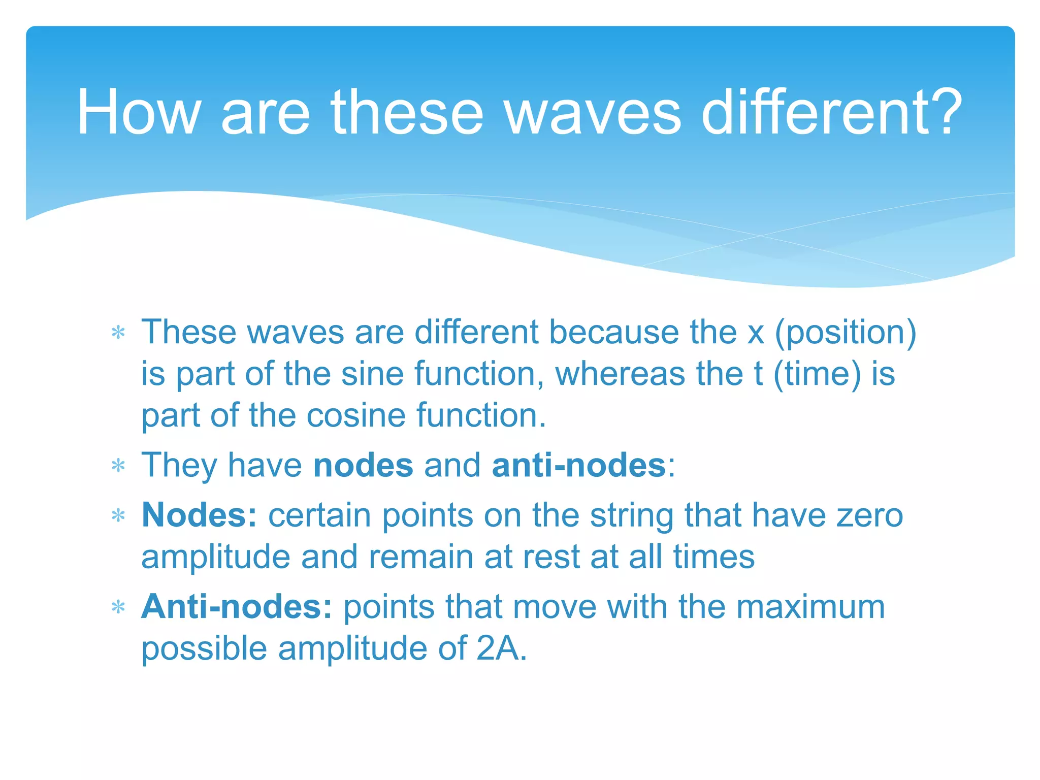 Standing waves Explanation in Depth | PPT