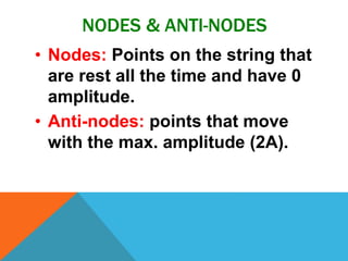 Standing waves final ppt | PPTX