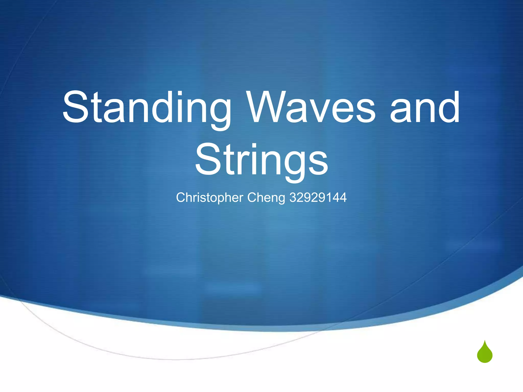 Standing waves lo | PPTX