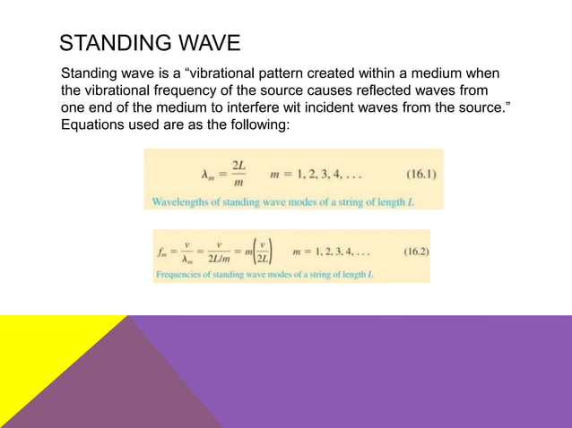 Standing waves on strings | PPT