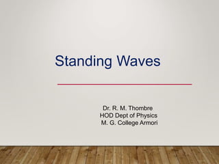 Standin wave | PPT