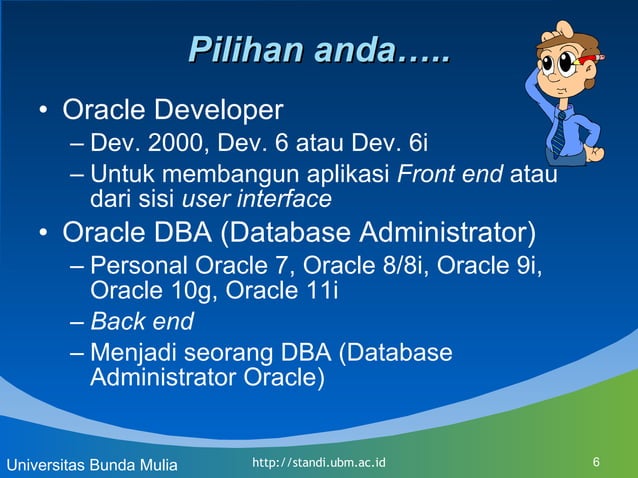 Oracle-Pengenalan Oracle | PPS