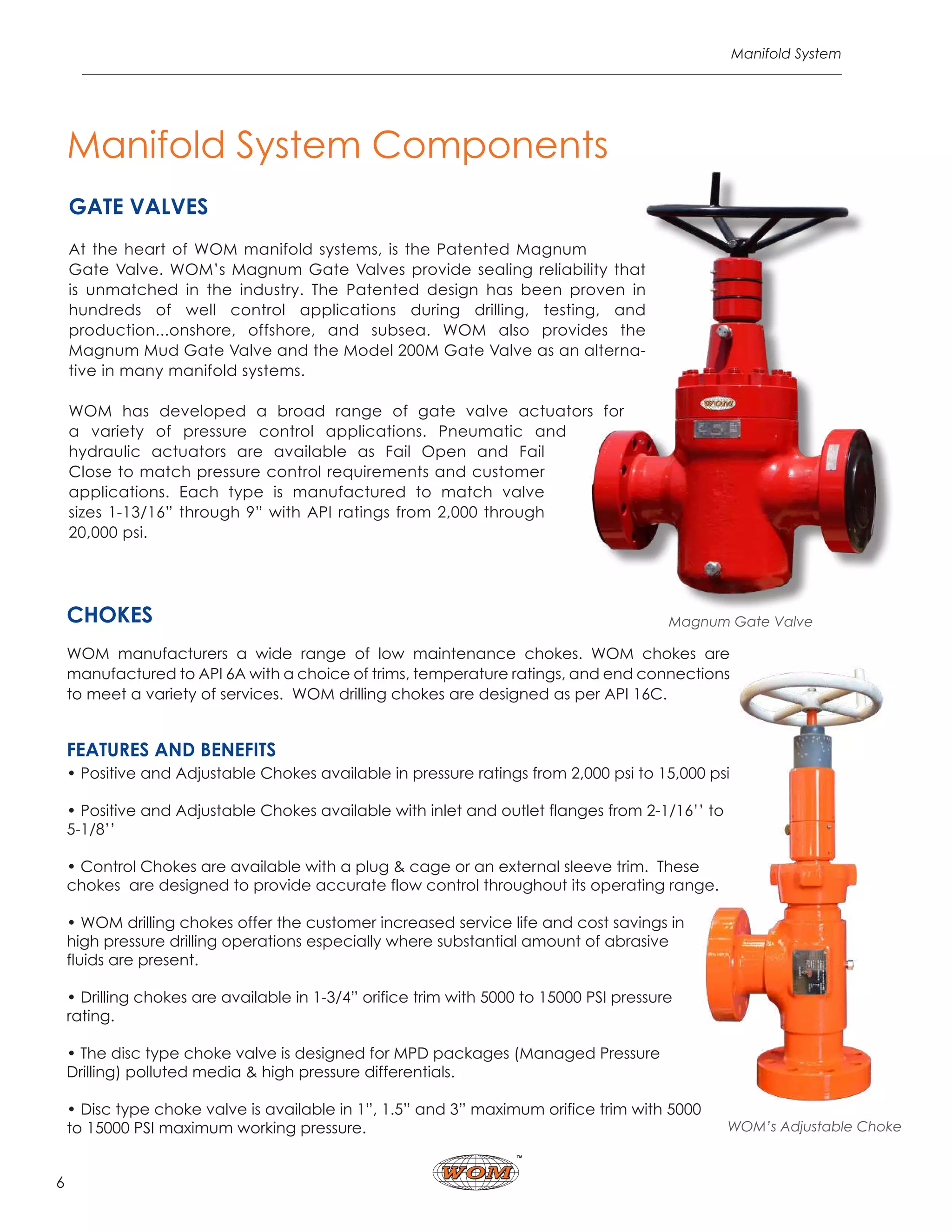 Standpipe Manifold, WOM Manifold Systems - Worldwide Oilfield Machine | PDF
