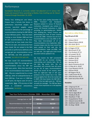 Standpoint presentation q1 _ 2011 | PDF