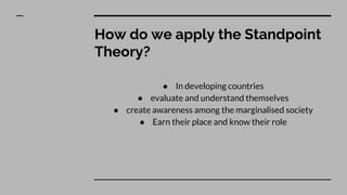 Public Relations Research Standpoint Theory | PPT