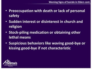 St. Andrews Understanding Depression | PPT