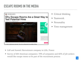 Unlocking Accessible Escape Rooms: Is Technology the Key? | PDF