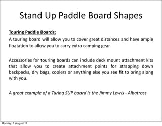 Stand up paddle board shapes | PPT