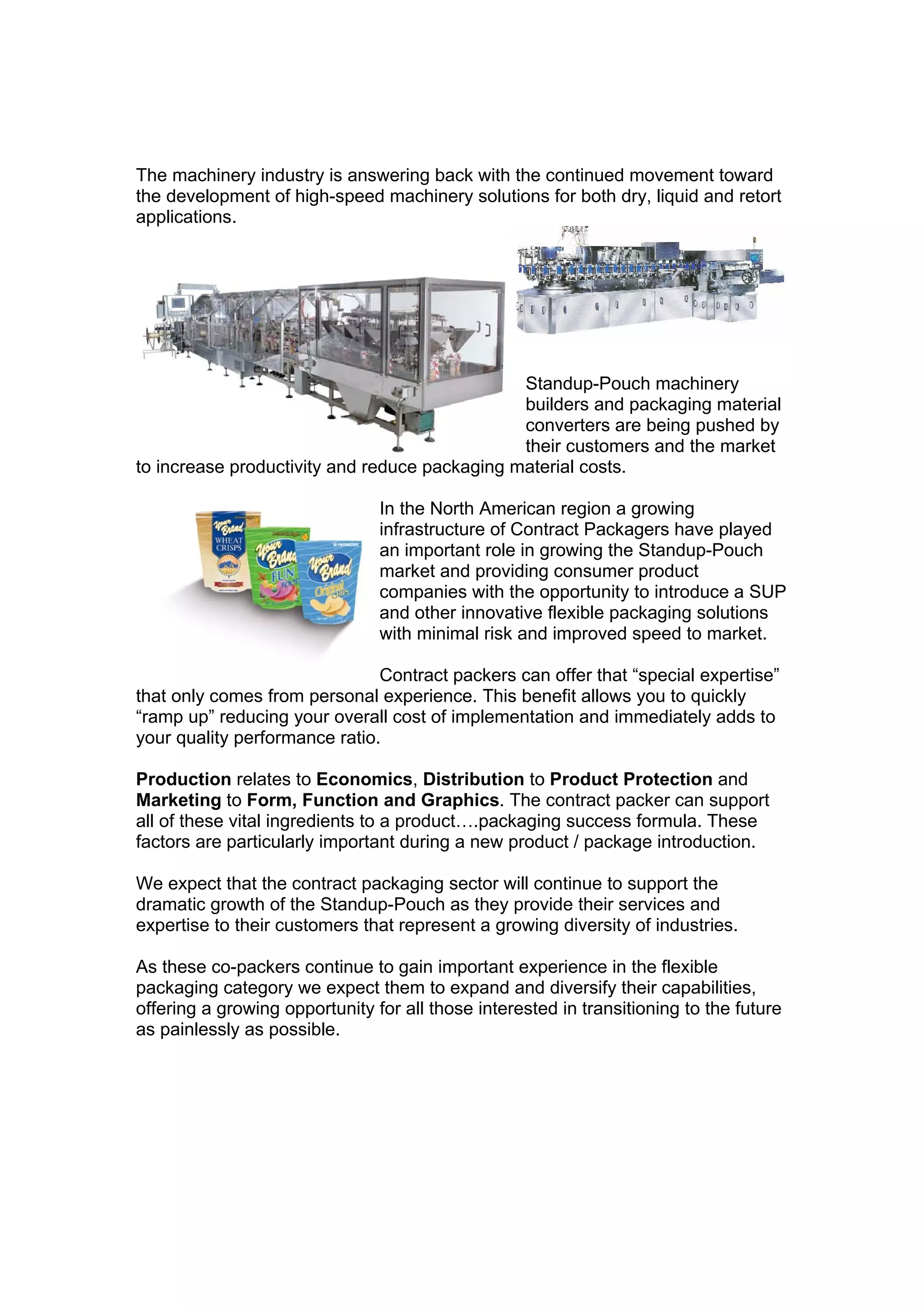 Stand up pouch packaging | PDF